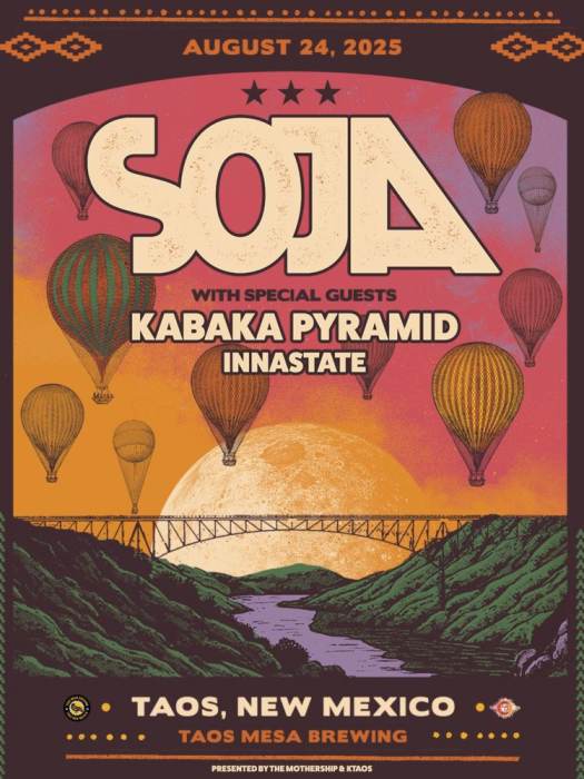 SOJA Kabaka Pyramid @ Taos Mesa Brewing Mothership El Prado, NM ...