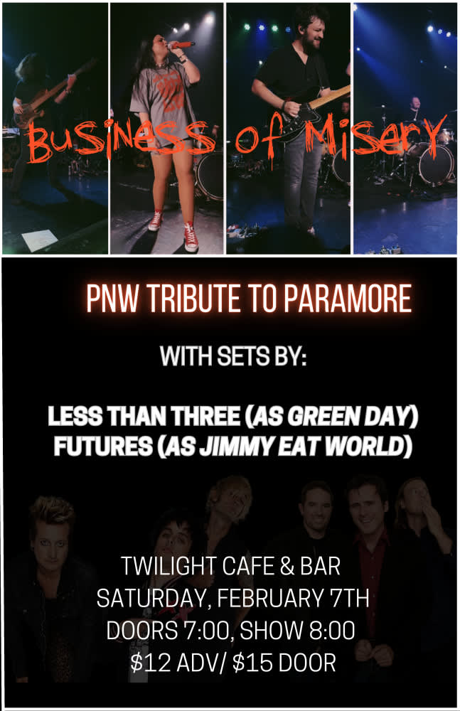 Paramore Three Bars